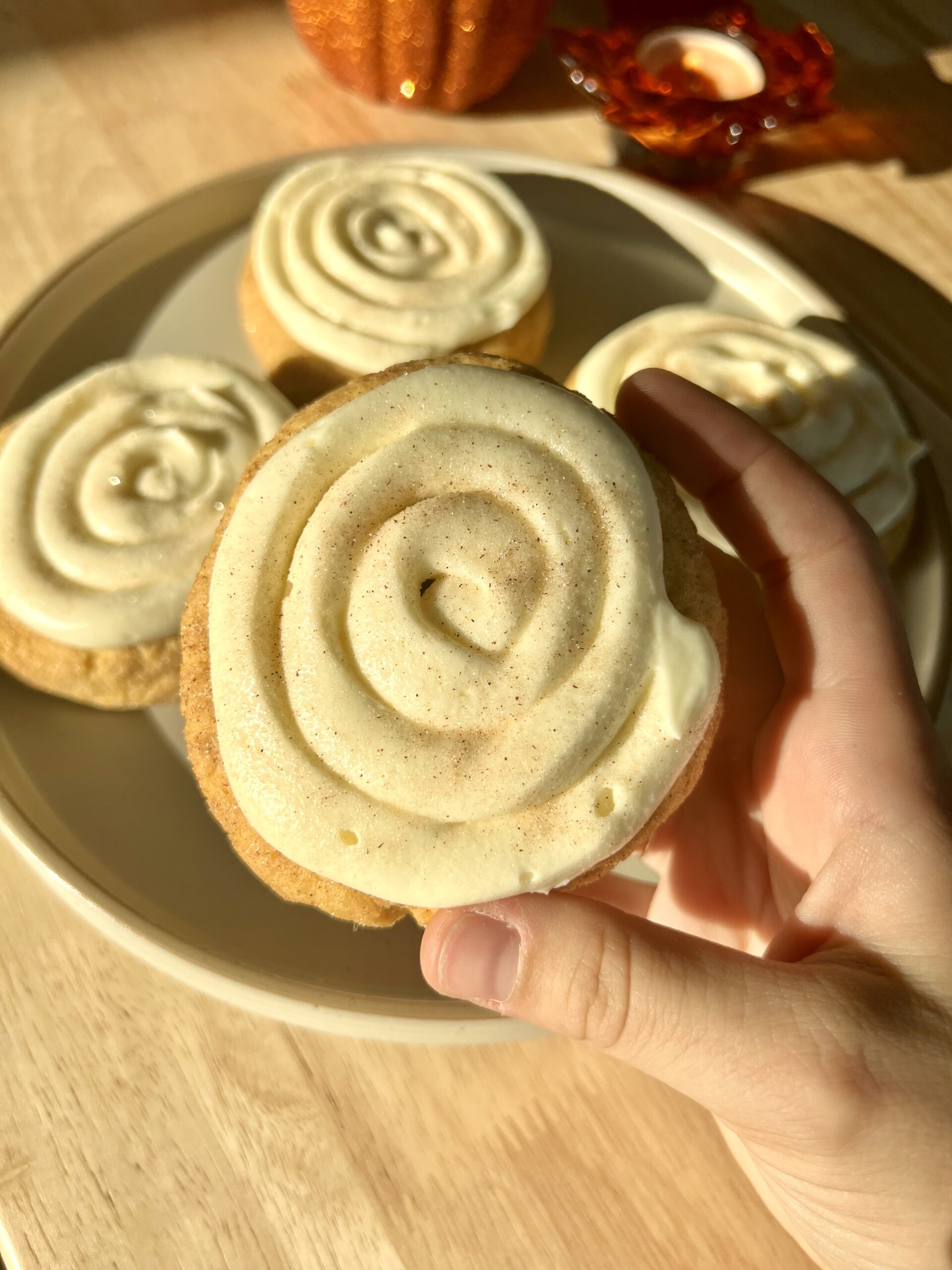 Cream Cheese Pumpkin Snickerdoodles - Kenna's Cooks