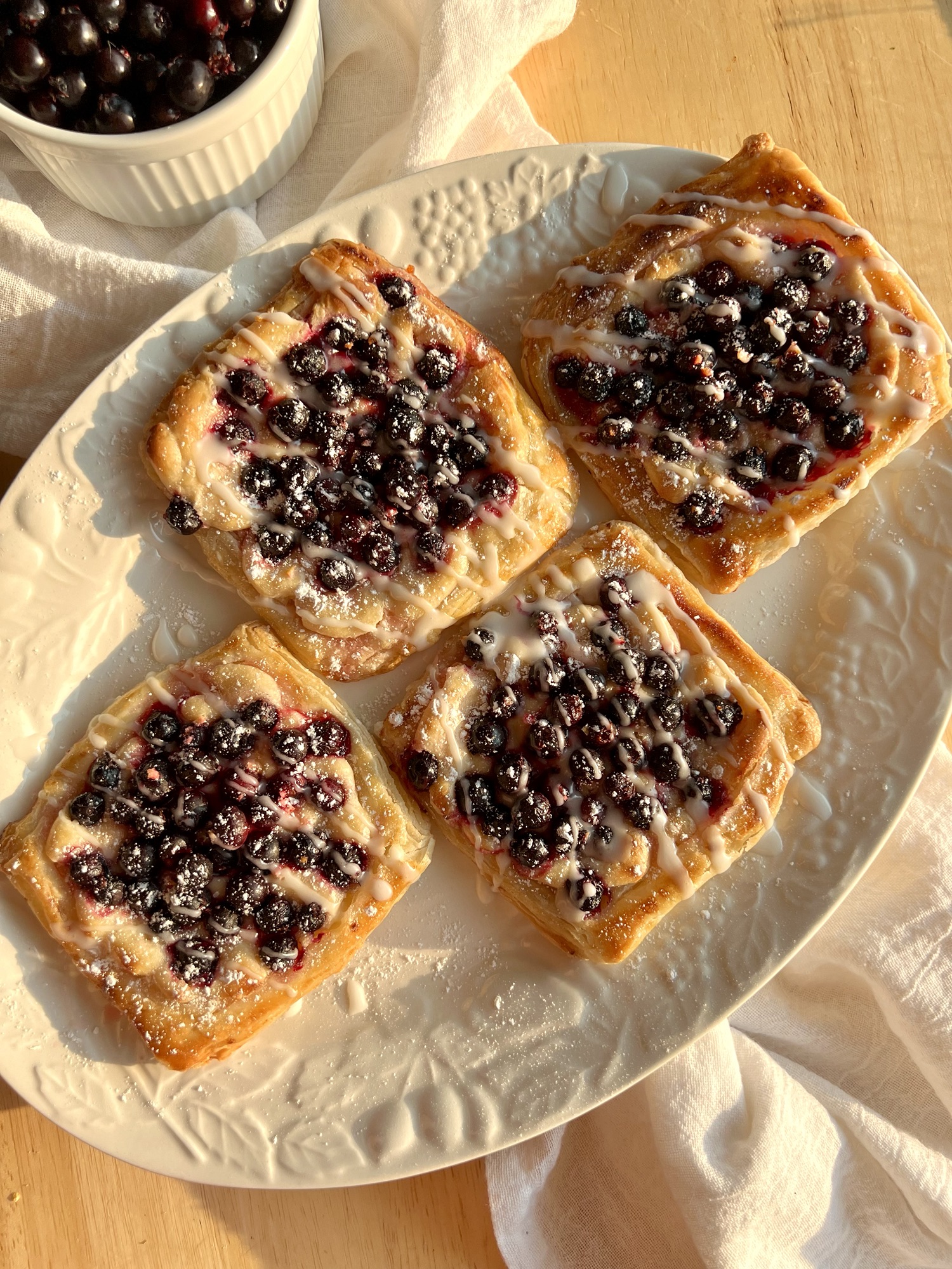 Saskatoon Berry Danish - Kenna's Cooks